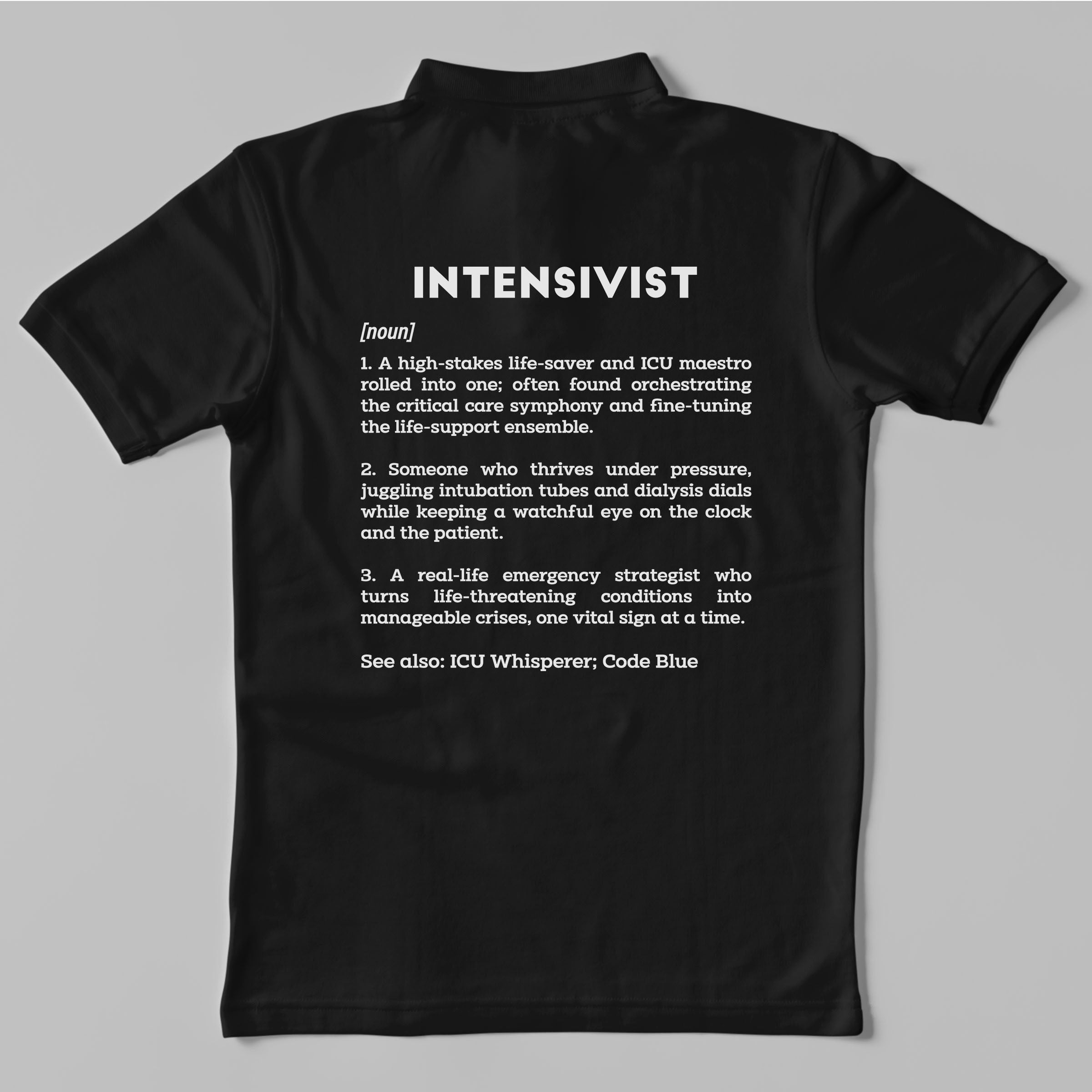 Definition Of Intensivist - Unisex Polo T-shirt - themanan.in – The Manan