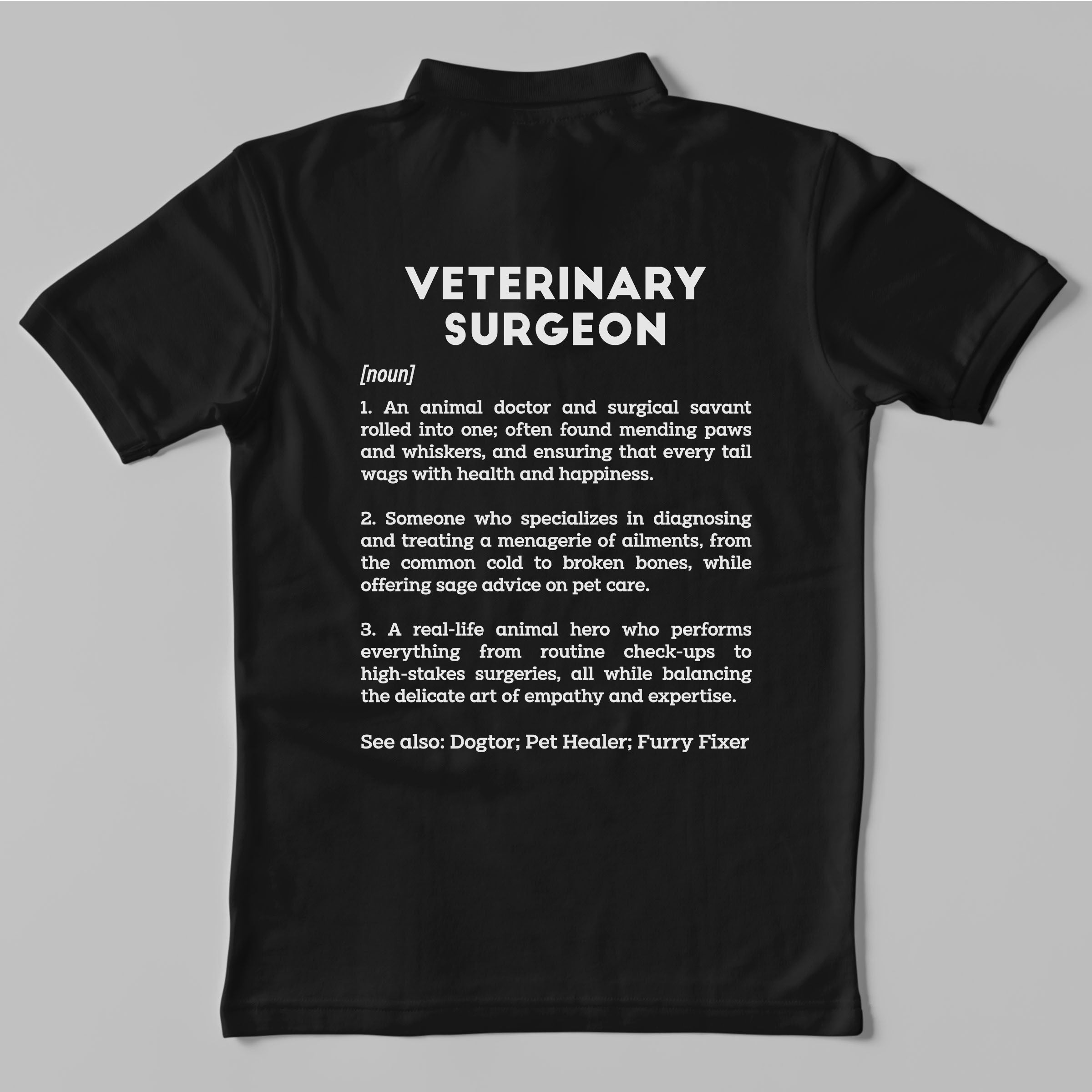 Definition Of Veterinary Surgeon - Unisex Polo T-shirt - themanan.in ...