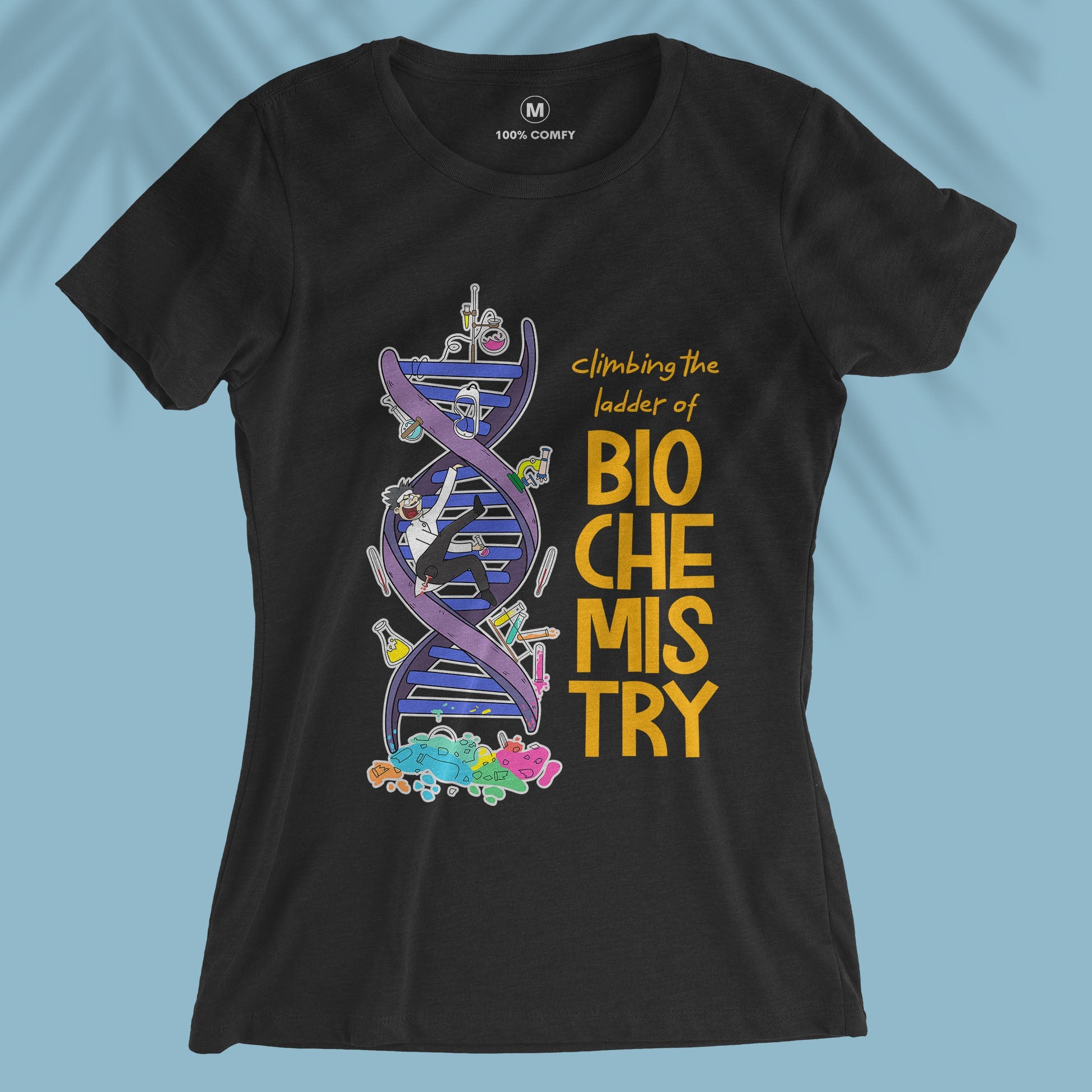 Biochemistry Ladder - Women T-shirt - themanan.in – The Manan