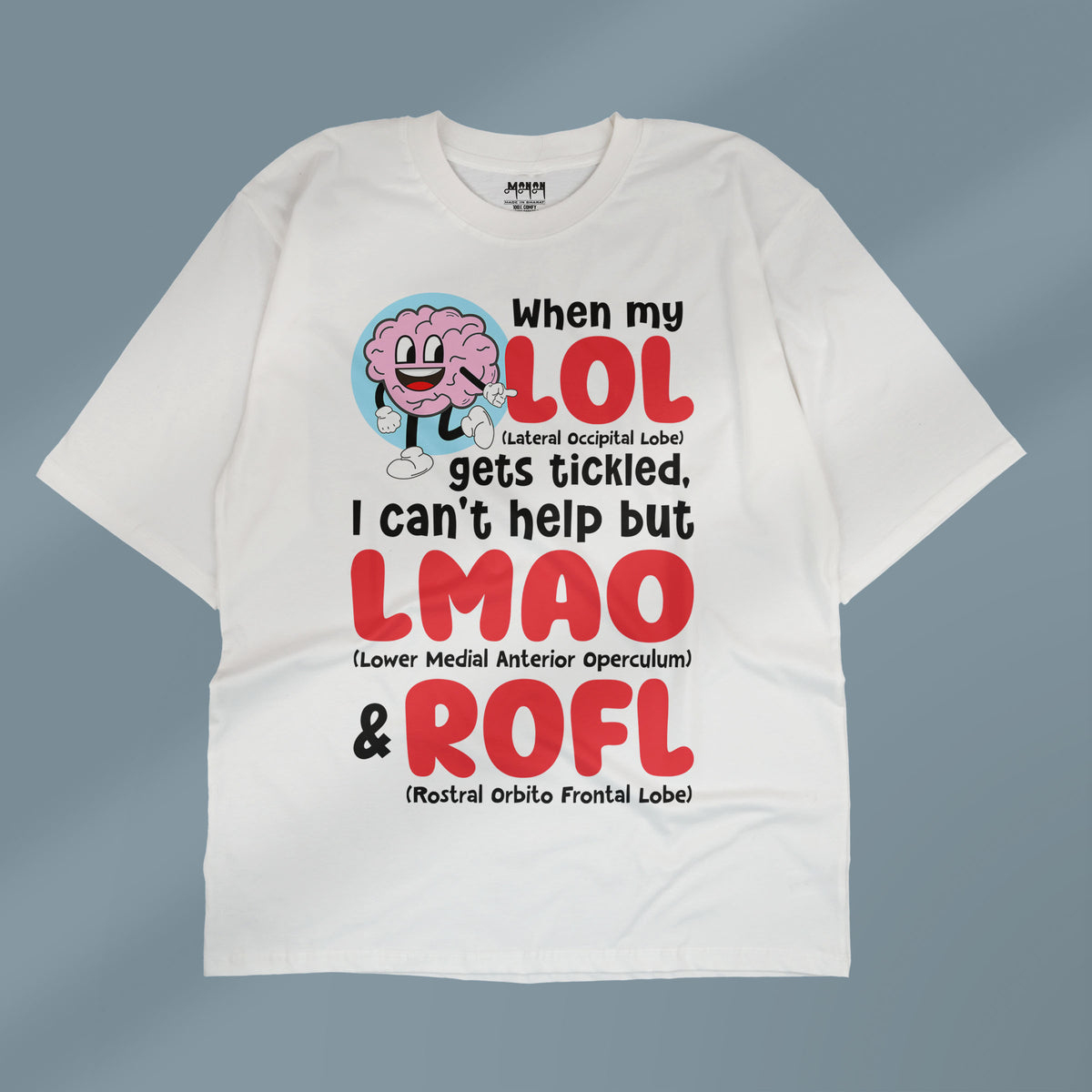 LOL, LMAO & ROFL - Unisex Oversized T-shirt - themanan.in – The Manan