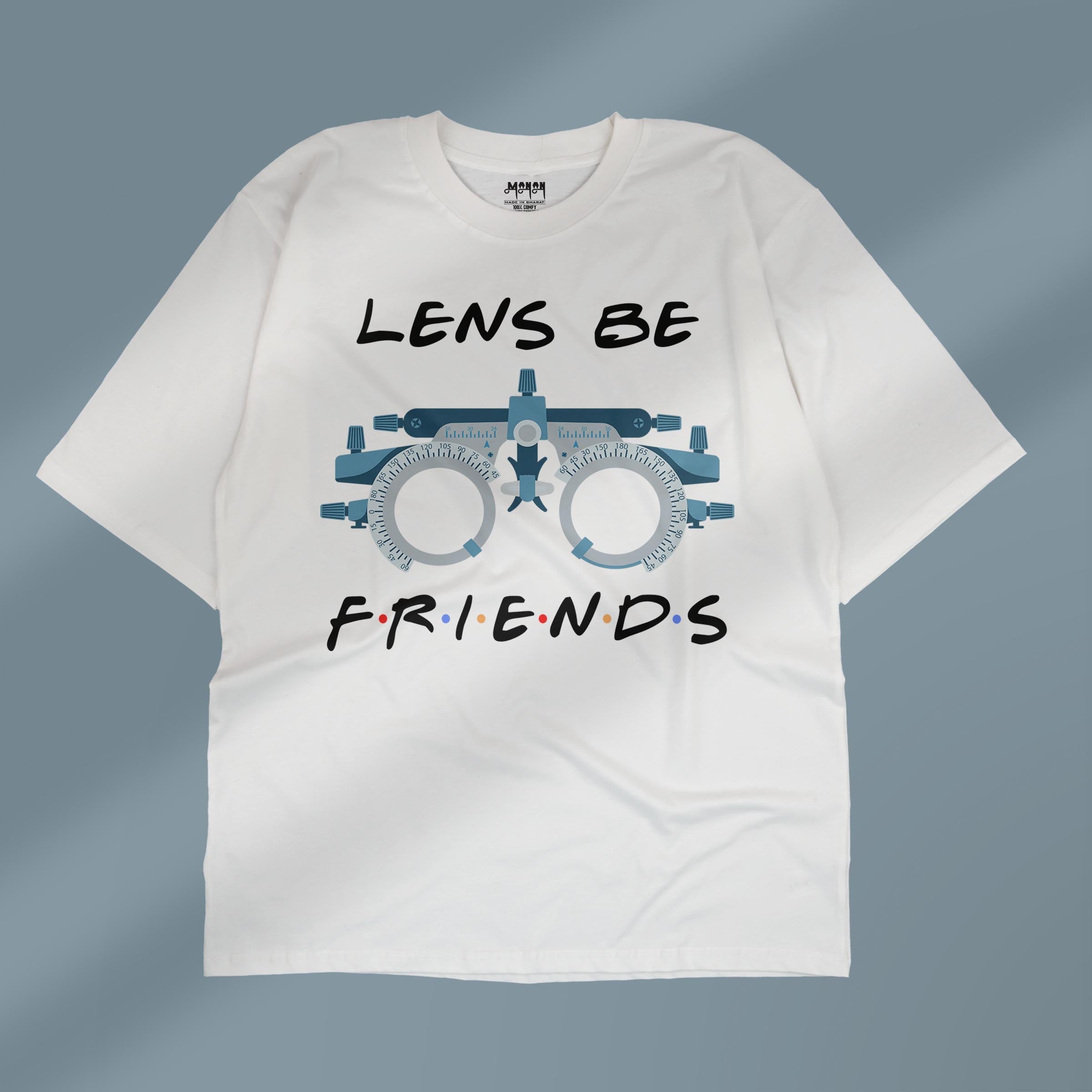 Lens Be Friends - Unisex Oversized T-shirt - themanan.in – The Manan