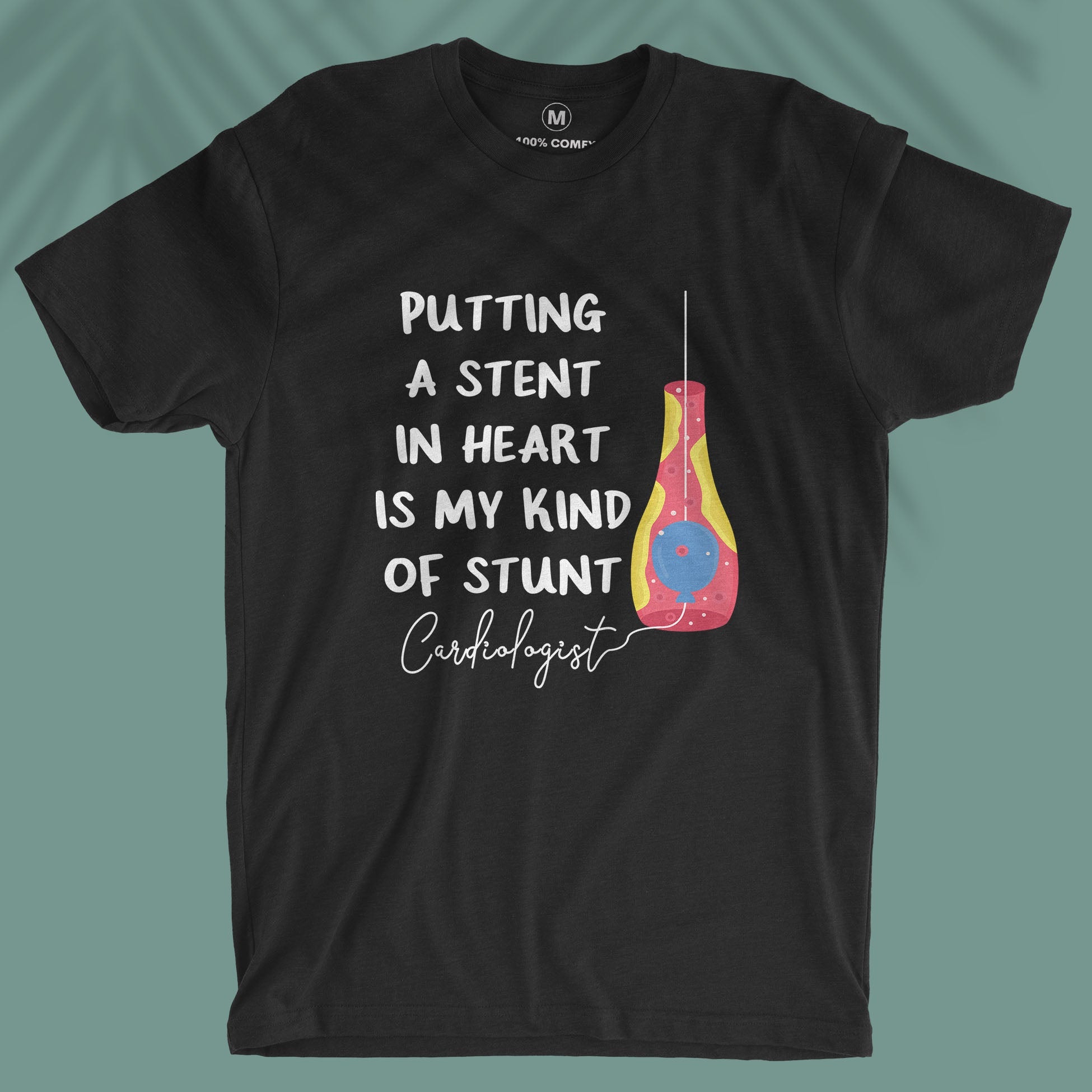 Putting a stent - Men T-shirt - For Cardiologist - themanan.in – The Manan