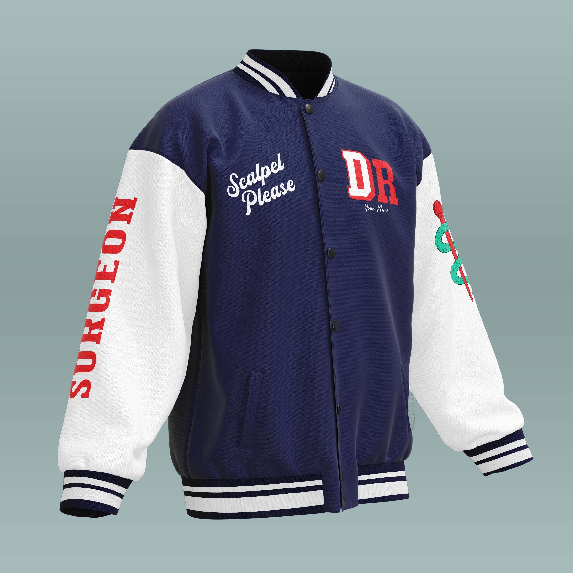 Surgeon - Personalized Varsity Jacket - themanan.in – The Manan