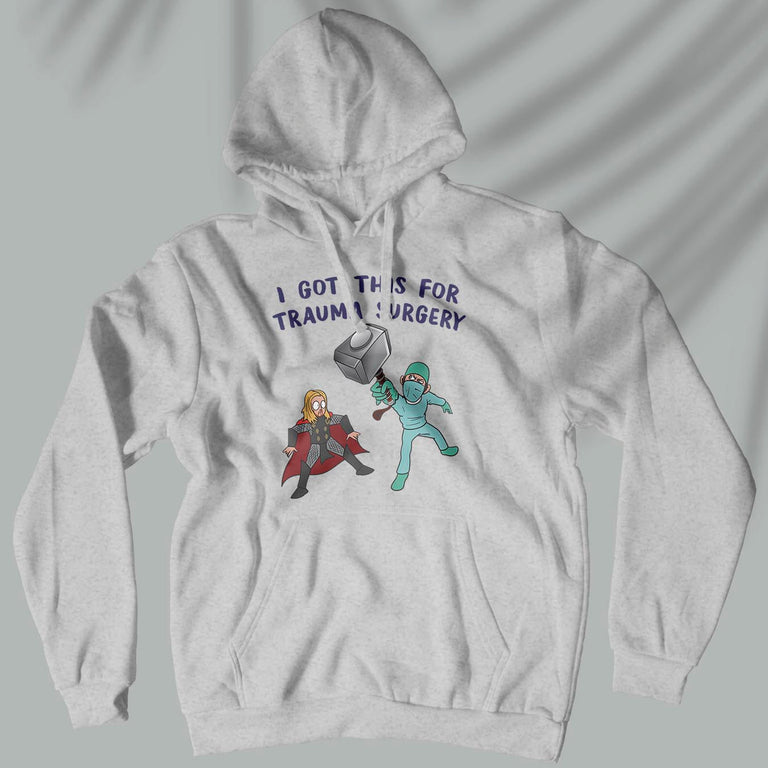 Trauma Surgery Hammer - Doctor Unisex Hoodie - themanan.in – The Manan